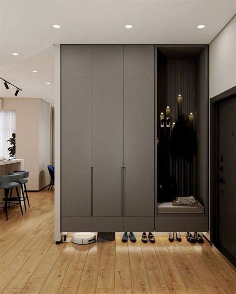 Шкафы с нишей для обуви — удобно или нет 👟 Garderobenraum Garderoben Eingangsbereich