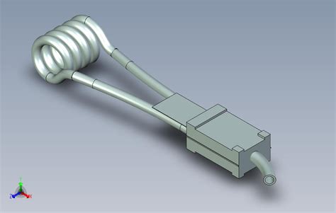 加热器线圈ug模型图纸免费下载 懒石网