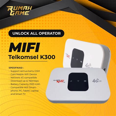 Jual Modem Wifi Mifi Portable Telkomsel K G Lte Mobile Wifi Unlock All Operator Shopee
