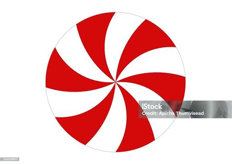 Peppermint Candy Icon Vector Sweet Illustration Sign Candy Symbol Dessert Logo Stock