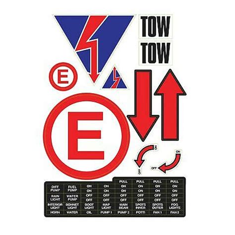 Safety Decal Sheet Msuk Sw Motorsports