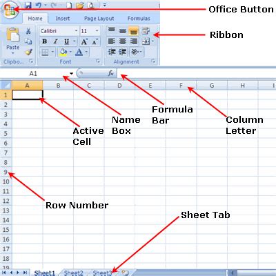 Goeduardo Pantalla Principal De Microsoft Office Excel 2007