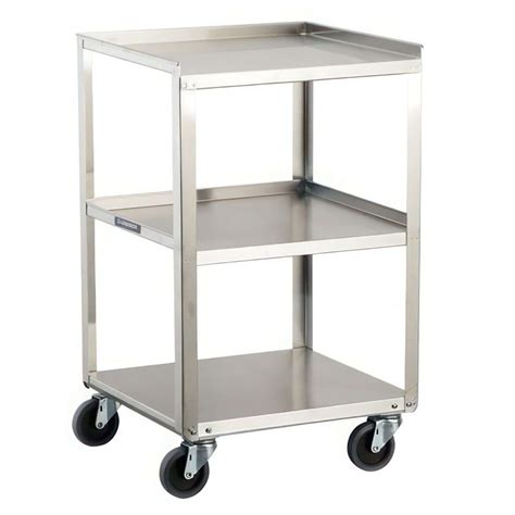 Lakeside 311 Stainless Steel Utility Cart 3 Shelf 15 12 X 24 300