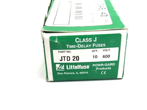 NEW LOT OF LITTELFUSE JTD FUSE VOLTS SB Industrial Supply Inc