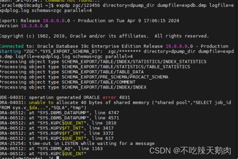 Datapump数据迁移方案 Csdn博客