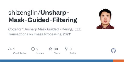 Github Shizenglinunsharp Mask Guided Filtering Code For Unsharp Mask Guided Filtering Ieee