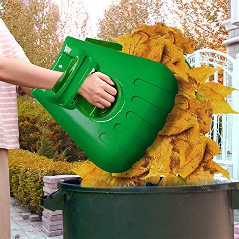 Irunning Large Leaf Scoops Hand Held Rake Claws Garden Yard Rakes For Picking Up Leaves Grass