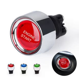 汽车一键启动开关50a按钮开关无钥匙开关 12v 24v启动点火开关 阿里巴巴