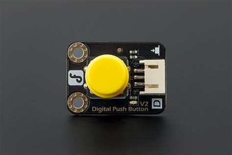 Dfrobot Gravity Digital Push Button Yellow For Arduino Eckstein S 250