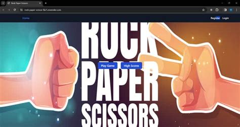 my rock paper scissors game with user authentication and highscore nitish durga bytaru posted