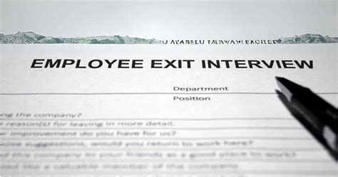 Employee Exit Interviews Form HireQuotient