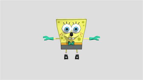 Ds Dsi Spongebob Squarepants The Yellow Avenge Download Free 3d Model By Kyle River Withem