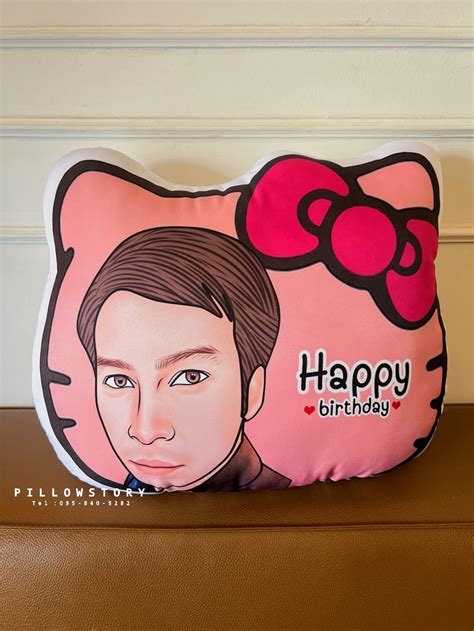หมอน หมอนสั่งวาด ของขวัญสั่งทำพิเศษ ตุ๊กตาหน้าคน Pillow