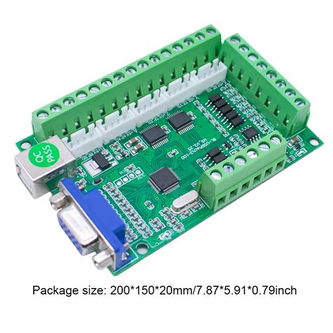 5 Axis Interface Driver Motion Controller Card For Mach3 V3 25 Z Probe Cnc Usb Breakout Board