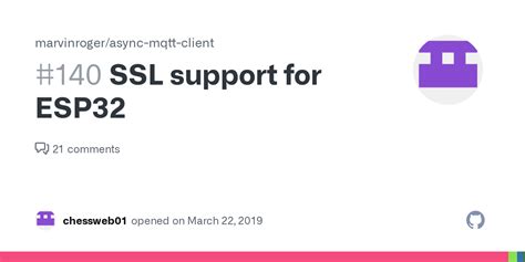 SSL Support For ESP32 Issue 140 Marvinroger Async Mqtt Client GitHub