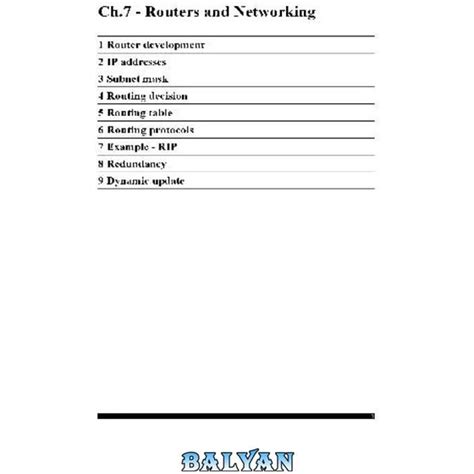 خرید و قیمت دانلود کتاب Routers And Networking ترب