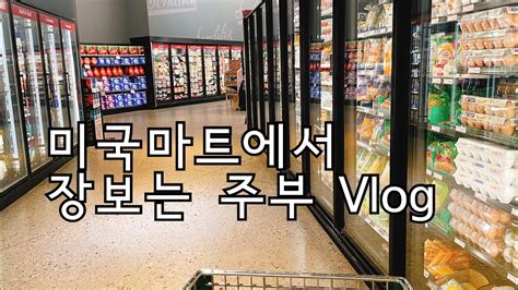 미국 마트에서 장보는 브이로그🛒 3 주부 장바구니 털기 Vlog Youtube