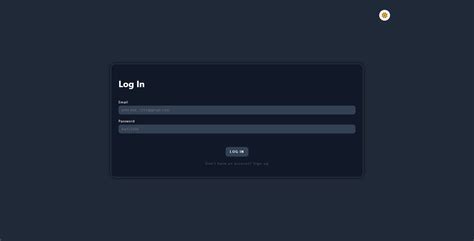Github Mahirashhab Signup Login Form A Signup Login Form With Dark Light Mode Toggle Built