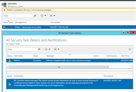 Windows Server 2012 R2 Server Manager Manageability Error Online
