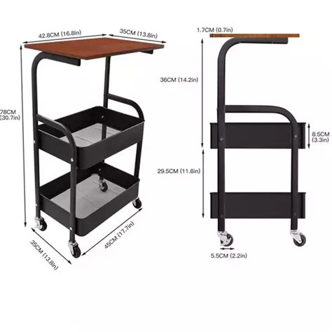 Rolling Cart With Table Smart Eshop BD