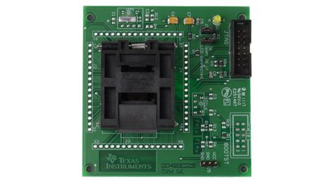 Texas Instruments Msp Ts430pm64 Chip Programming Adapter 64 Pin Zif Socket Board Rs