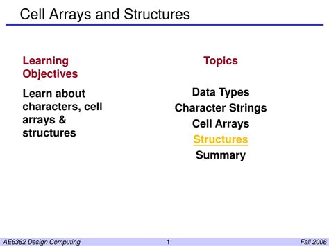 Ppt Mastering Character Arrays Cell Arrays And Structures In Matlab Powerpoint Presentation