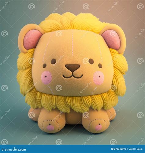 Cute Squishy Octopus Plush Toy Royalty Free Illustration