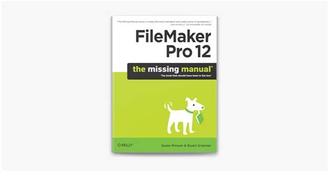 ‎filemaker Pro 12 The Missing Manual En Apple Books