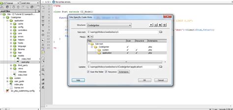 solved codeigniter code hint in dreamweaver adobe support community