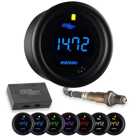 Mua Glowshift Black 7 Color Digital Wideband Airfuel Ratio Afr Gauge