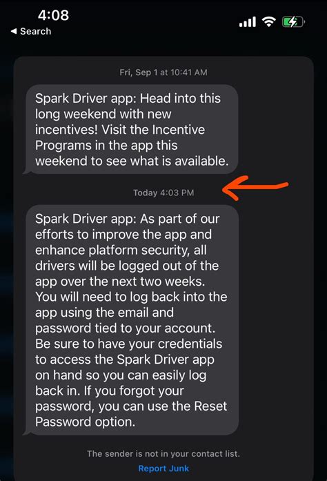 Just Received This Text Is This Real Or Spam R Sparkdriver