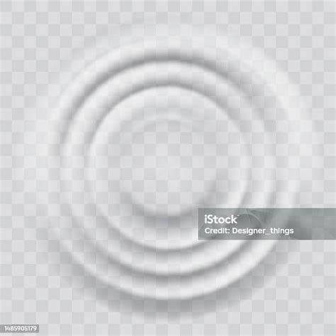 물 파급 효과 평면도 사실적인 부식성 방울 또는 음파 스플래시 효과 웅덩이에 있는 동심원 투명한 배경에 벡터 둥근 물결 표면 개념에 대한 스톡 벡터 아트 및 기타 이미지