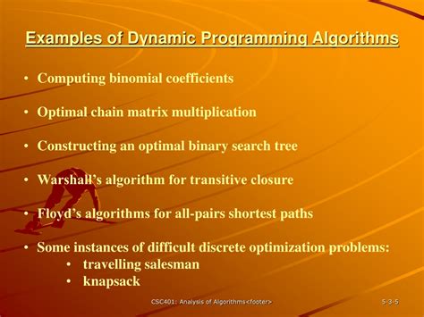 Ppt Dynamic Programming Technique For Optimization Problems