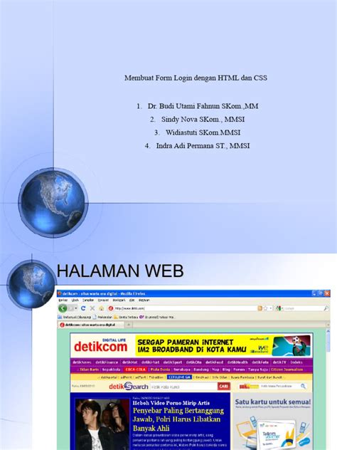 Membuat Form Login Dengan Html Dan Css Kelompokprogramming Pdf