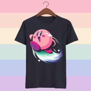 Kirby Flags LGBTQ T Shirt Custom Flag Gay Lesbian Trans Bisexual Asexual Pansexual