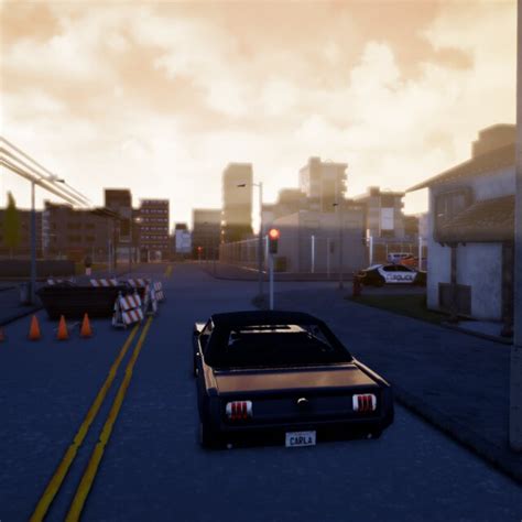 partial road blockages added to carla simulator the road blockages download scientific diagram