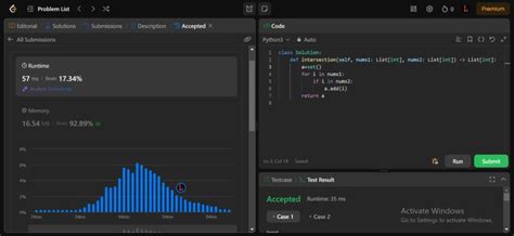Lingess Rathinavel On Linkedin Leetcode Codingchallenge Day13 Intersectionoftwoarrays