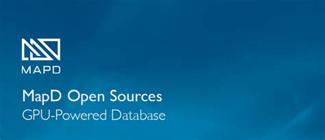 mapd open sources gpu powered database
