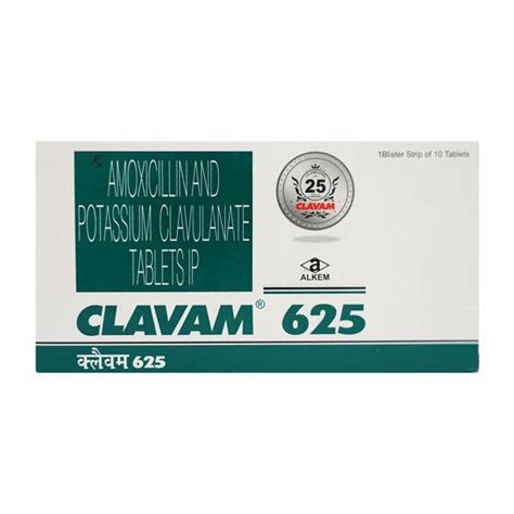 Clavam 625 Tablet Uses Dosage Side Effects Alkem