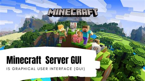 How To Use Minecraft Server GUI YouTube