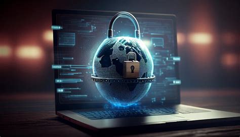 Premium Photo In This Abstract Cyberattack Block Concept Generative Ai A Shield With A Lock