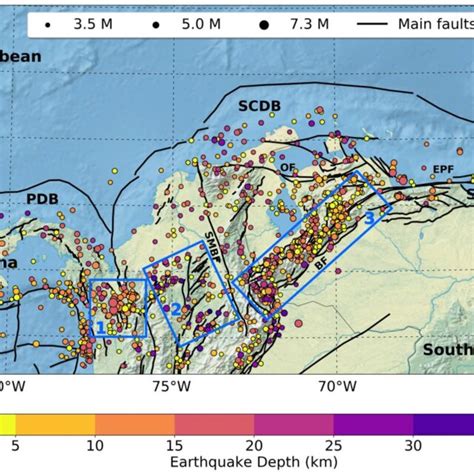 Crustal Earthquakes With The Best Determined Hypocentral Depths In The Download Scientific