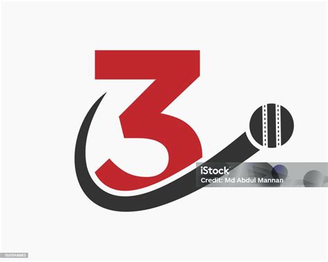 편지 3 크리켓 클럽 기호를 위한 움직이는 공 아이콘이 있는 크리켓 개념 크리켓 선수 사인 경기 스포츠에 대한 스톡 벡터 아트 및 기타 이미지 Istock