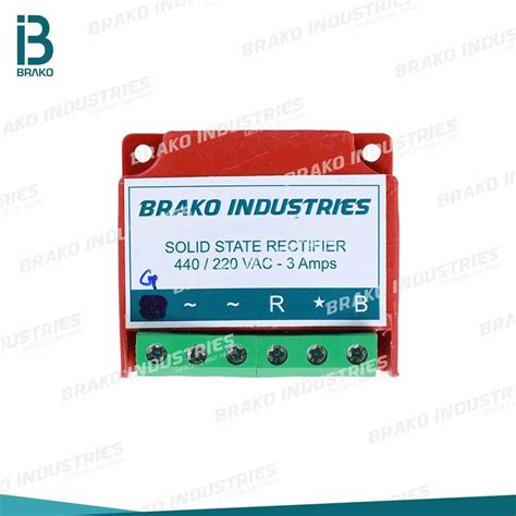 Solid State Rectifier 440 220 Vdc 3 Amps Single Phase At Best Price