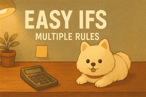 Excel Ifs 多重条件：如何轻松对多重条件进行分类