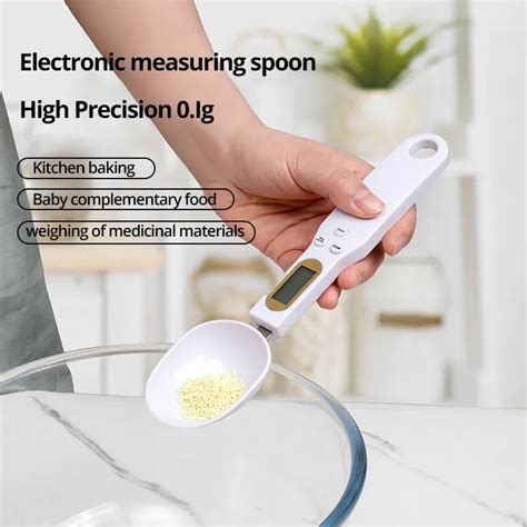 Lcd 디지털 측정 조절 가능 계량 스푼 주방 저울 전자 측정 스푼 G 커피 파우더 저울 베이킹 저울 El 위시버킷