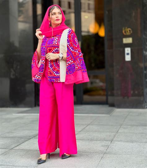 کت بخارادوزی و شلوار تافته سرخابی 🩷 کت جذاب و شاد تابستونی خنک یکی از