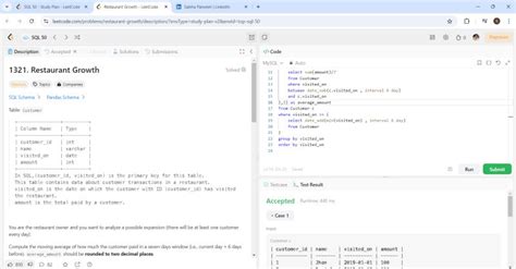 Saleha Parween On Linkedin Sql 50days Challenge Leetcode Sql
