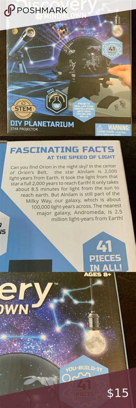 DISCOVERY Mindblown DIY PLANETARIUM Ages NIB Intermediate Advanced Skill Planetarium Mind