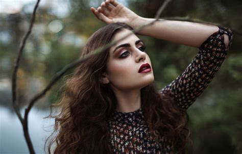 Wallpaper Girl Pose Model Olga Gridina For Mobile And Desktop